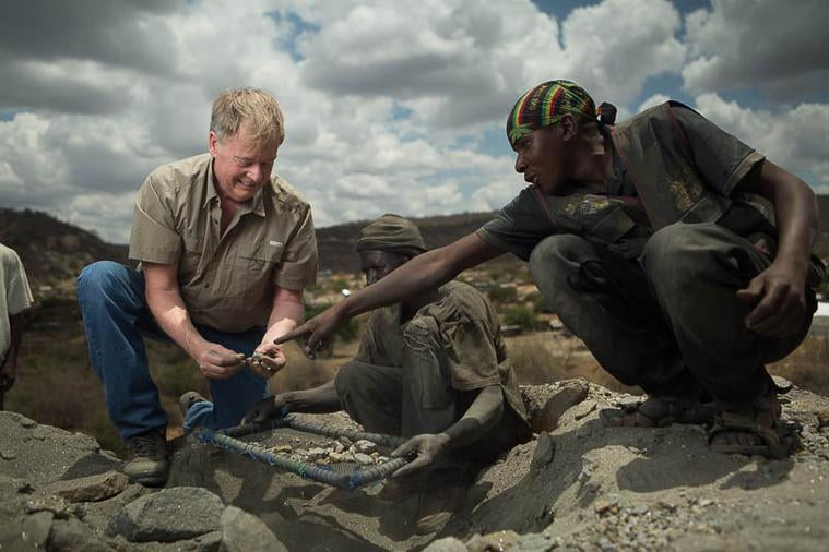 Christopher Michael Design with 2 Bezel Set Gemstones and Diamonds ...